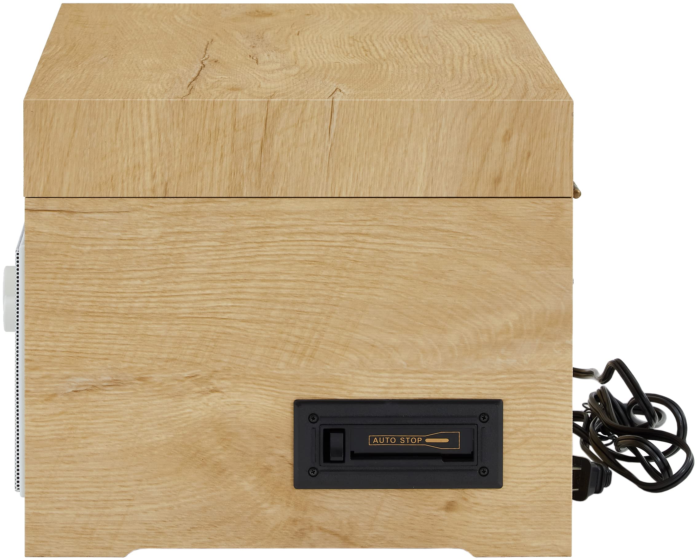 Crosley CR7018A-NA Haydn 3-Speed Turntable with Bluetooth, AM/FM Radio, CD/Cassette Player, and Aux-in, Natural