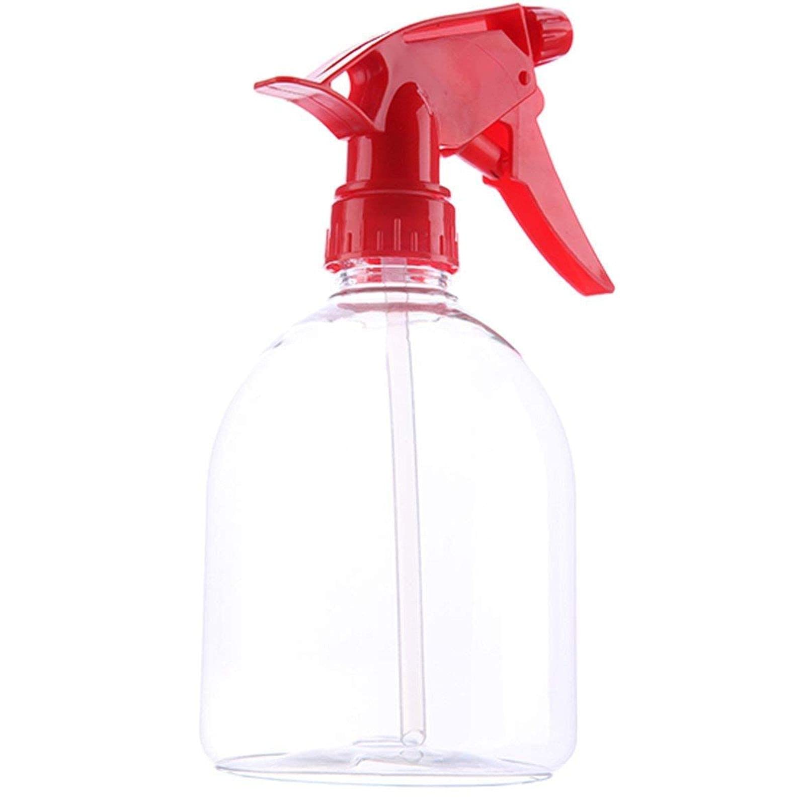 Juvale 6 Pack Empty Plastic Spray Bottles 16 oz β Bulk Red Squirt Water Sprayer for Hair, Cleaning Solutions, and Plants with Adjustable Nozzle and Misting Trigger