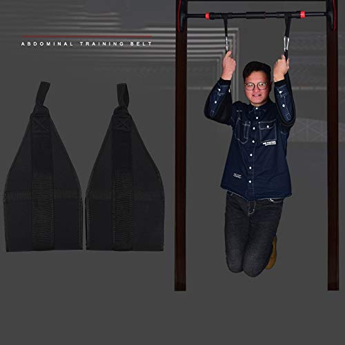 DHTDVD Ab Sling Abs Muscle Cantilever with Horizontal Bar Pull-Ups Hanging Sling Muscle Training Support with Hanging Legs Knee
