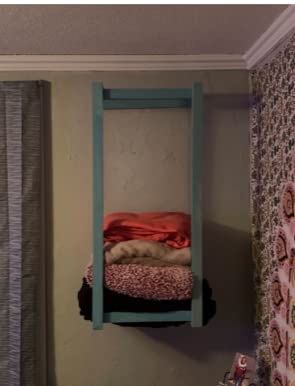 Teal Blanket Rack Quilt Rack Towel Storage 36"