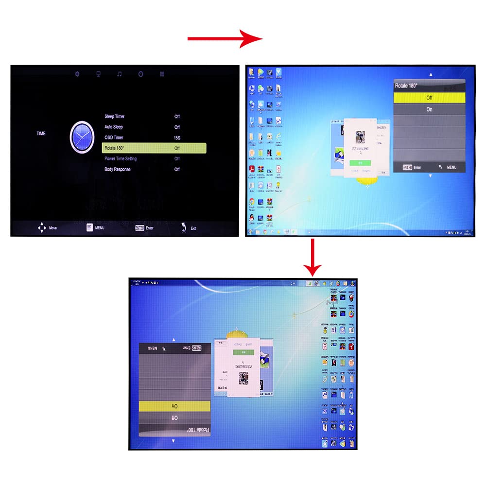 FanyiTek HD-MI USB Controller Board for 8inch 800x600 AT080TN52 EJ080NA 05A 05B 50 pin LCD Screen,support 180°Rotation