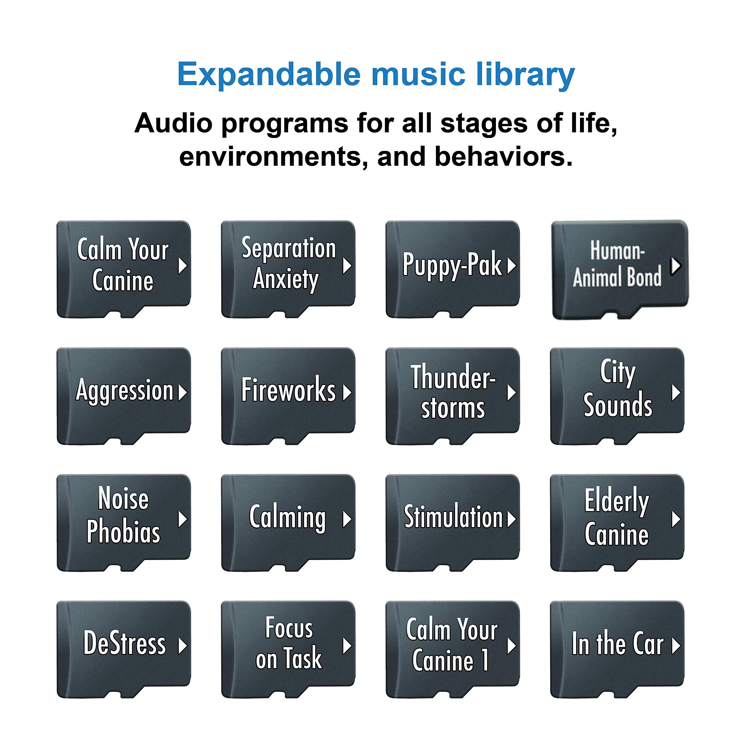 iCalmPet | Through a Cat's Ear: Cat Calming | MicroSD Card | 3-hrs | Specialized Music to Soothe Feline Stress