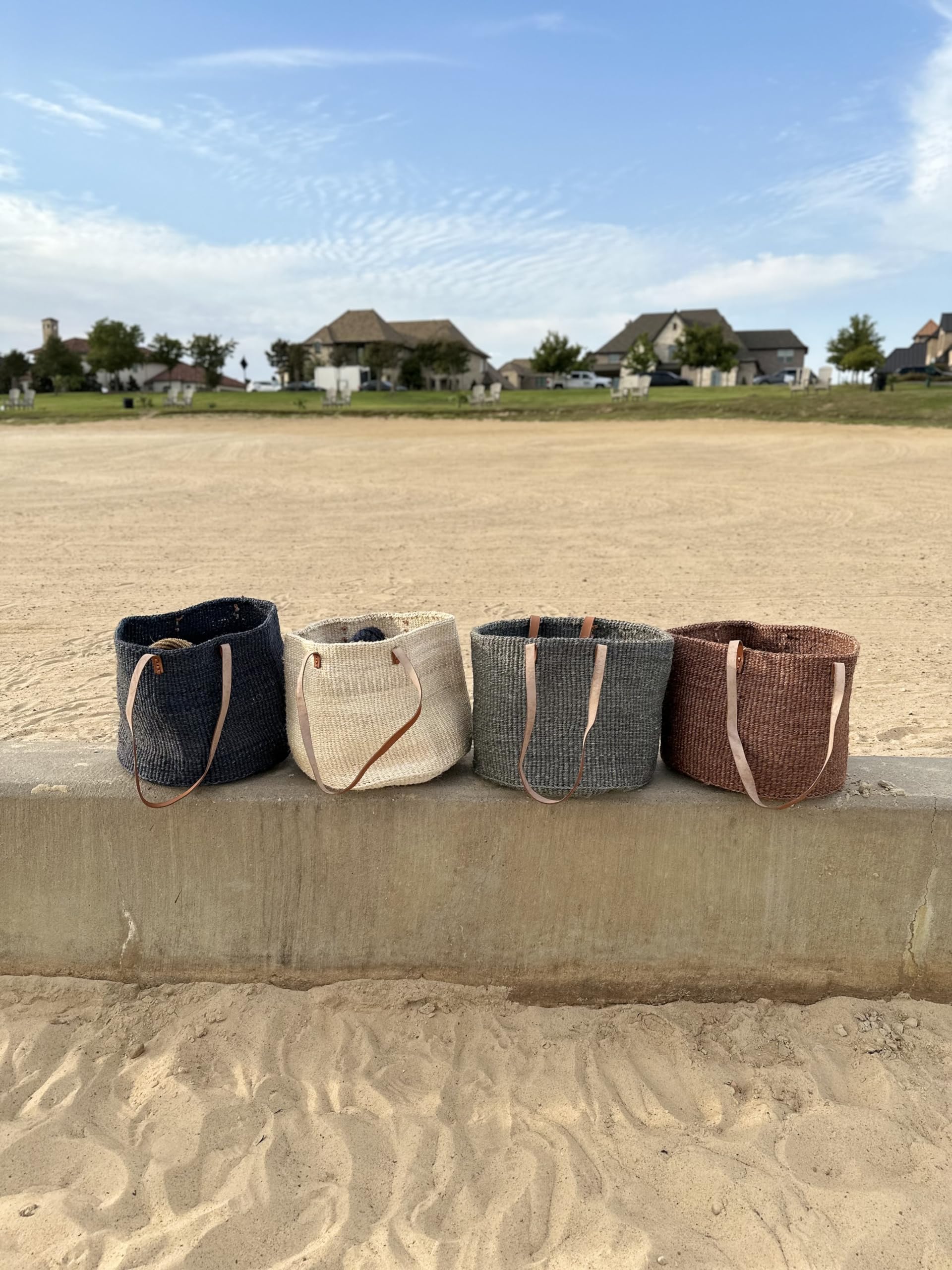 Dark Brown Mifuko Kiondo Kenya Beach Bag Shopping Bag, Picnic Bag, Storage, Floor Basket, Home Decor