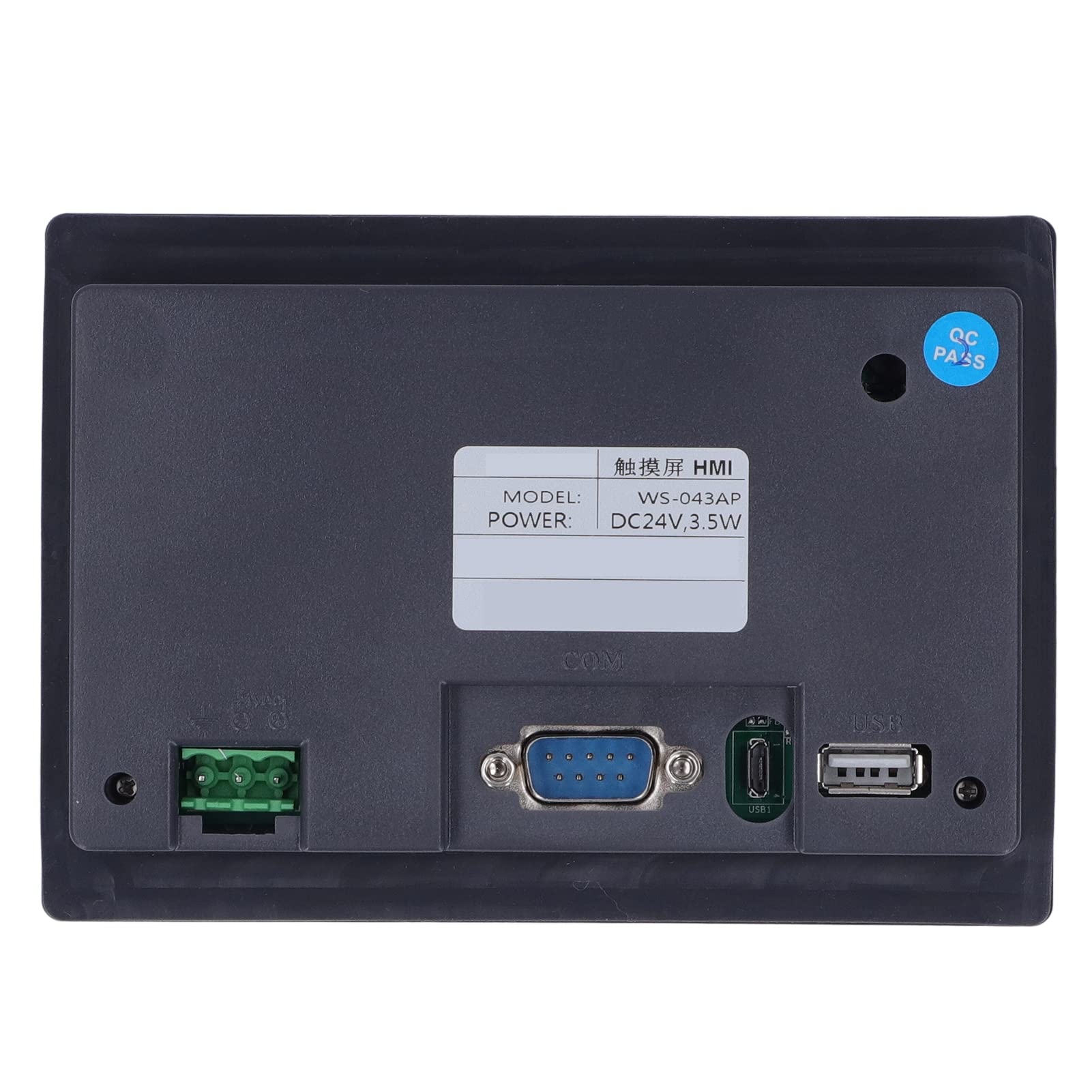 Gaeirt Industrial HMI Touch Screen, Backlit Display 480x272PX 4.3in TFT LCD Industrial Control Touch Screen Fast Running Speed for Intelligent Controller