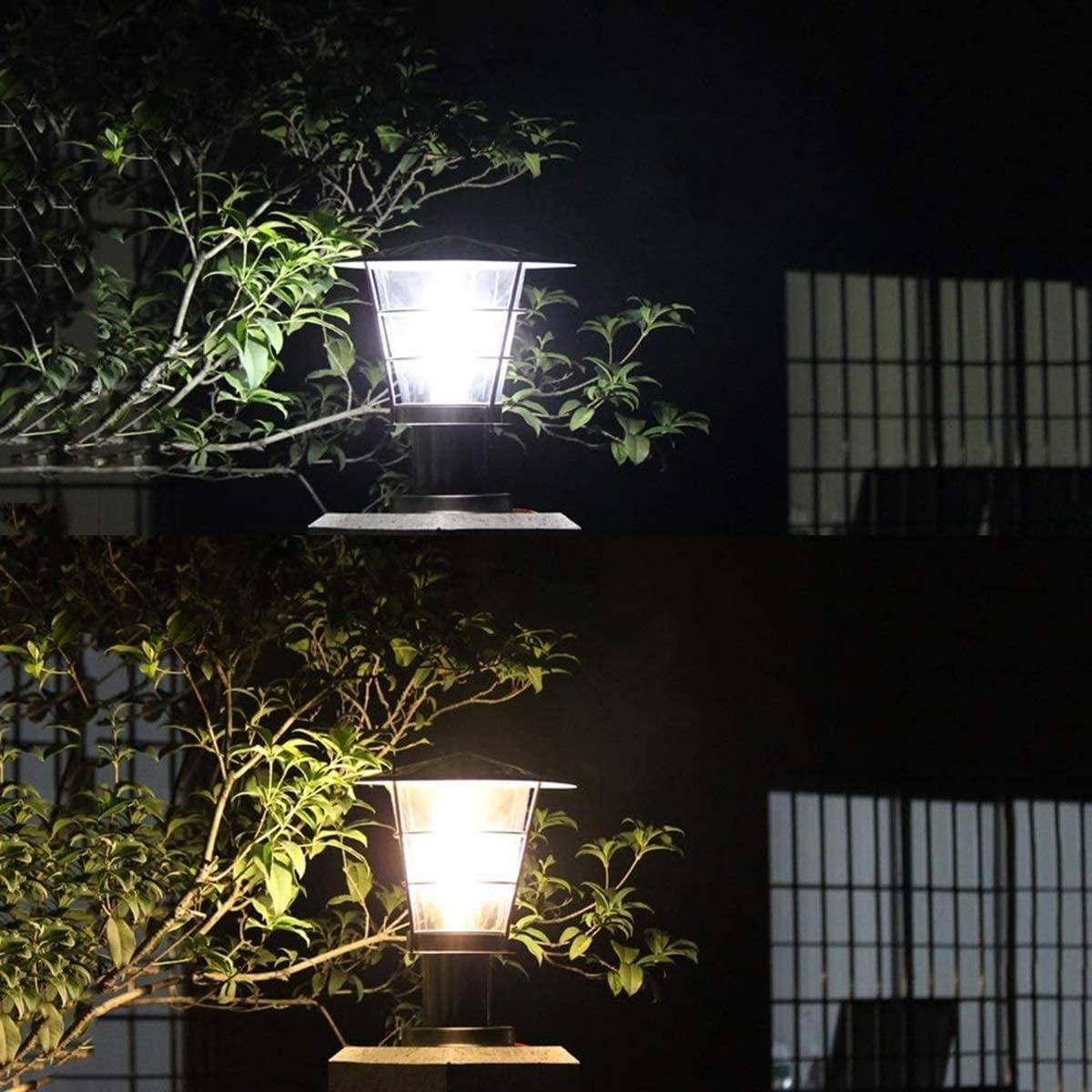 SMLZV Column Headlight,Waterproof E27 Post Lights Modern Simple European Column Lamps Garden Door Street Park Home Villa Lighting