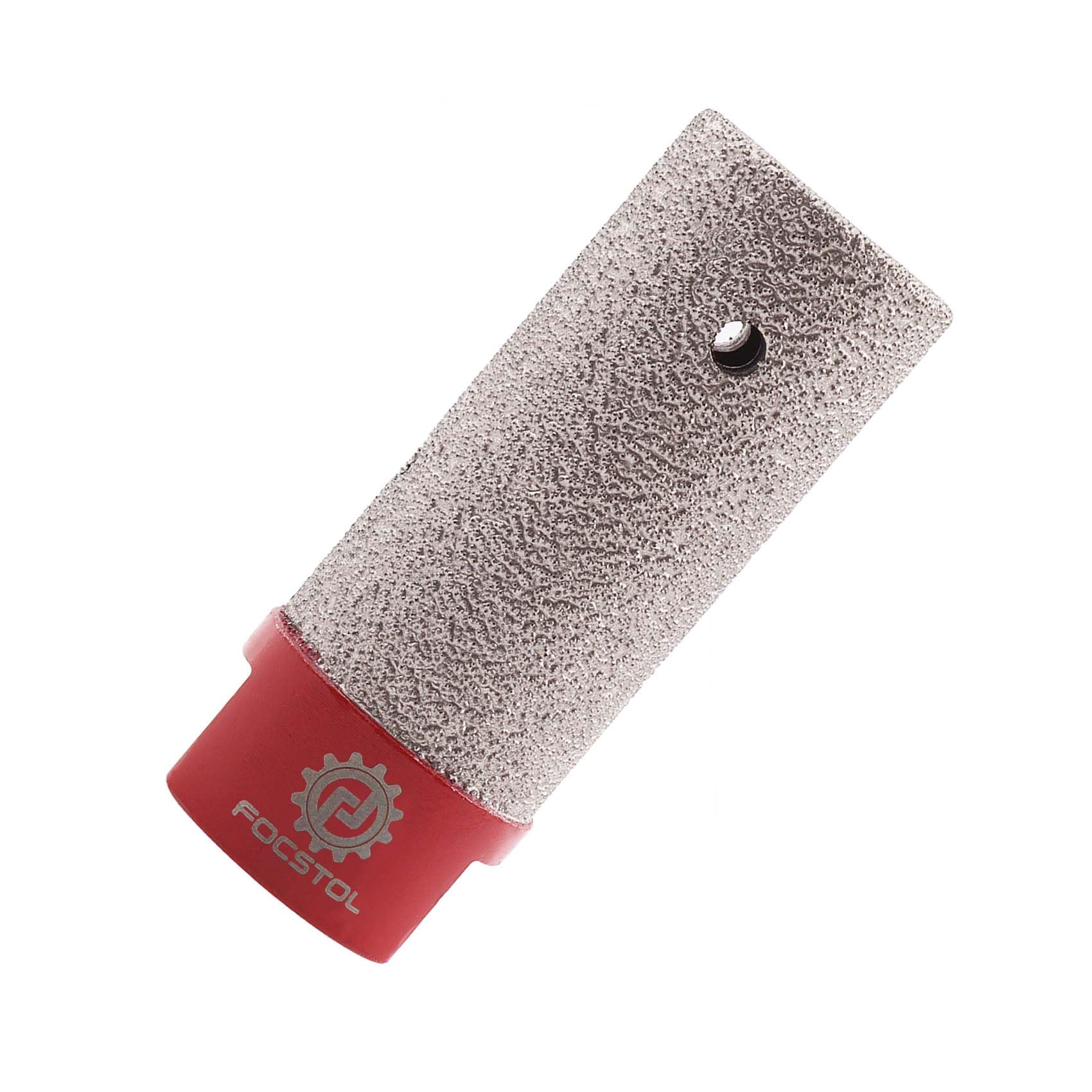 FOCSTOL Diamond Finger Milling Bit - 1''(25mm) Core Drill Bit for Enlarging Shaping Grinding and Round Bevel Existing Holes in Tile Porcelain Ceramic Granite Marble 5/8''-11 Thread