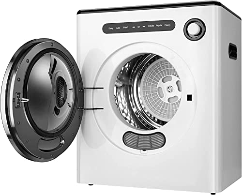 Compact Laundry Dryer, OOTDAY 9lbs portable Clothes Dryer Machine, 110V Electric Portable Clothes Dryer with Stainless Steel Tub for Existing Laundry Machines Drying Excellence Guaranteed