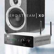 Nero Stream 200W App Controlled Power Amplifier, 2 Channel Class D, Built-in DAC, WiFi Bluetooth Optical USB RCA Inputs - OSD Audio