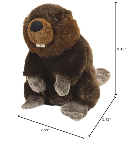 Wild Republic Beaver Plush, Stuffed Animal, Plush Toy, Gifts for Kids, Cuddlekins 8 Inches,Multi