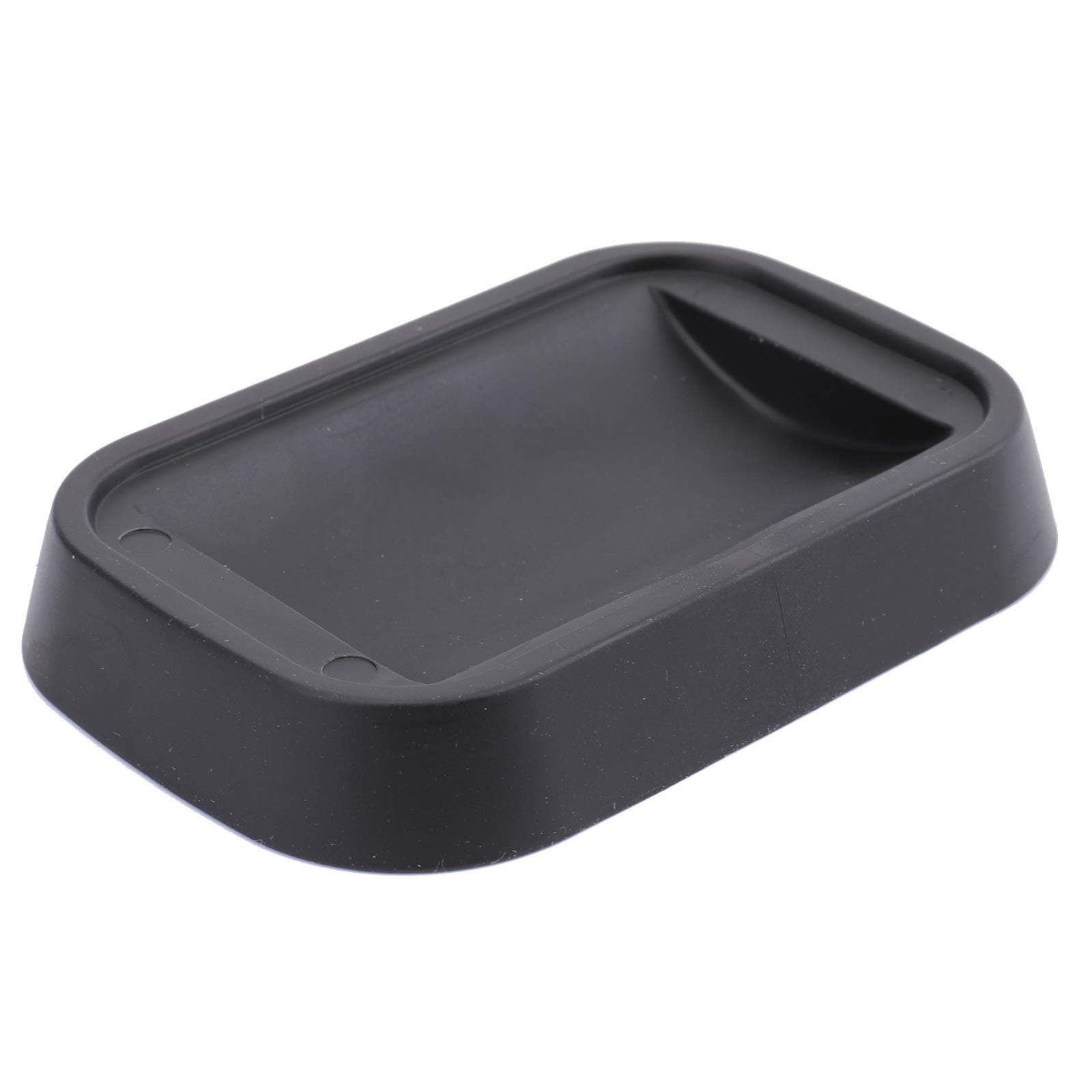 Yopay 8 Pack Bed Stopper Furniture Caster Cups, Rubber Furniture Wheel Stopper Fits to Most Wheels of Sofas, Beds, Chairs, Carpet or Durable Hard Floors, Black, Rectangular, 3'' X 2''
