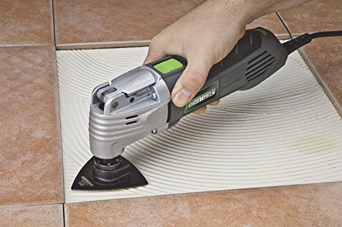 Genesis GMT25T 2.5-Amp Variable Speed Oscillating Tool with Tool-less Blade Change 17-Piece Accessory Set and 2 Year Warranty
