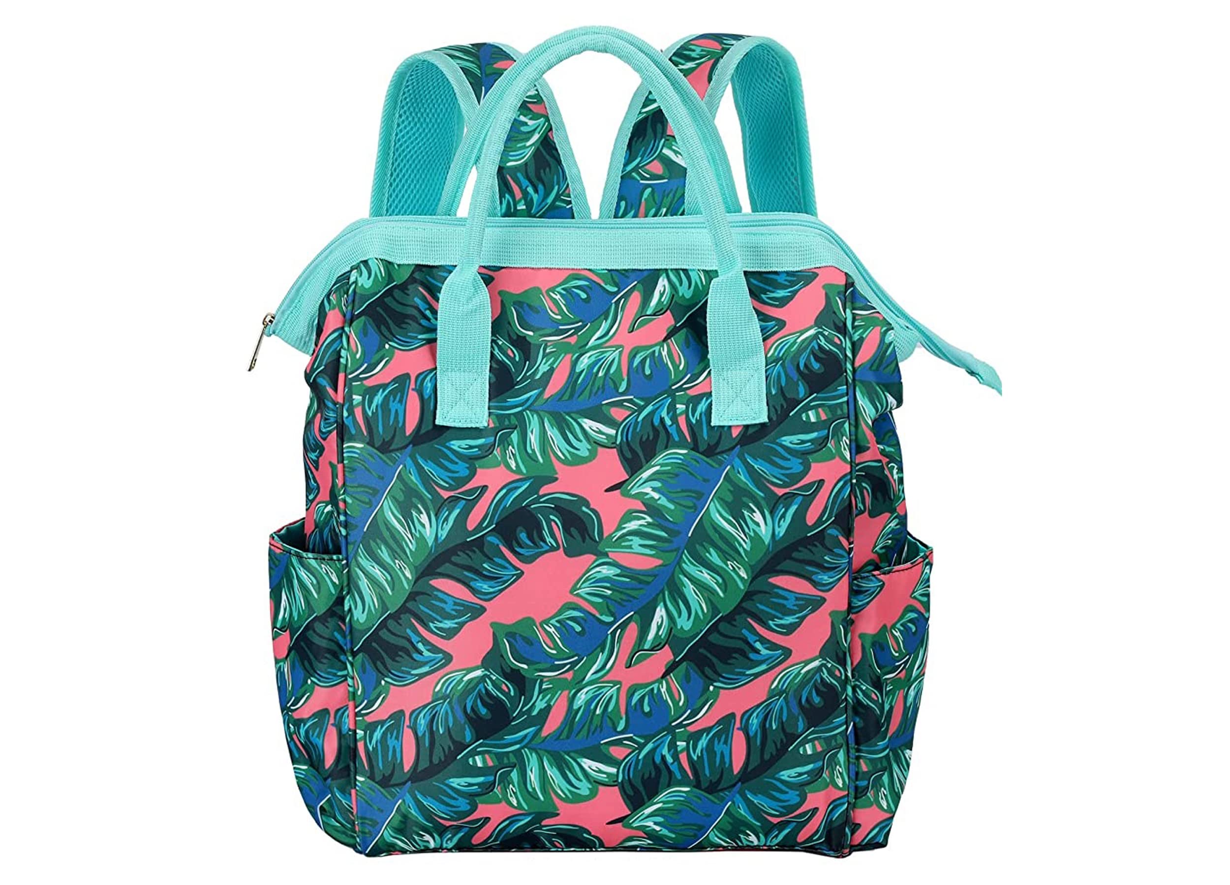 Cooler Backpack Women Leopard Leak Proof Backpack Cooler Bags Lightweight Soft Lunch Backpack with Cooler Compartment,Wine Cooler for Hiking Camping,24 cans……