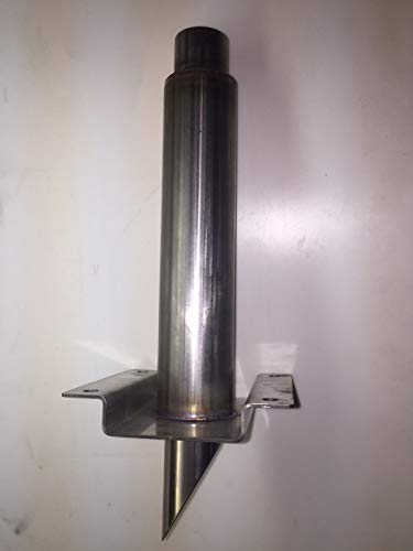 GenExhaust Universal Generator Exhaust System Double Layer Wall Attachment for 1-1/2" ID Silicone/Soft tubing