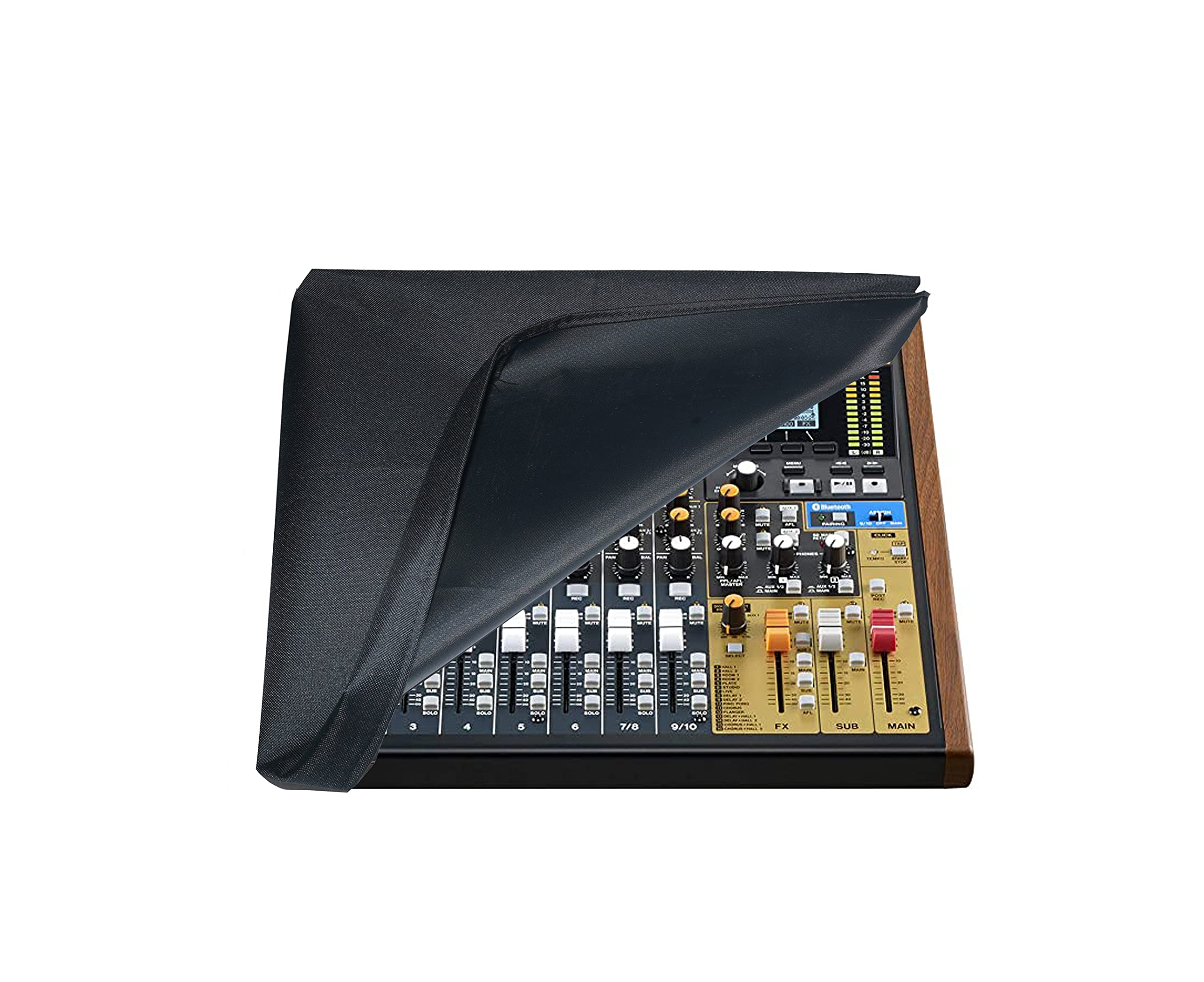 DigitalDeckCovers Dust Cover Compatible With Tascam Model 12 Digital Multitrack Recorder [Antistatic, Water Resistant, Premium Black Fabric, Protector]