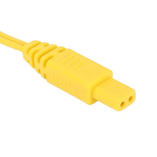 Electrode Wire, 5pcs Professional Electrode Wire Clamp Lead Wire for Machine Unit Yellow
