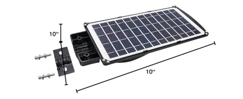 Endurance Solar Street Lights Outdoor LED Lamp, 6000 Lumens Flood Light, Motion Sensor Security Night Light, Dusk to Dawn, Water Resistant Suitable for Wall & Pole Mounting, Mounting Bracket Included