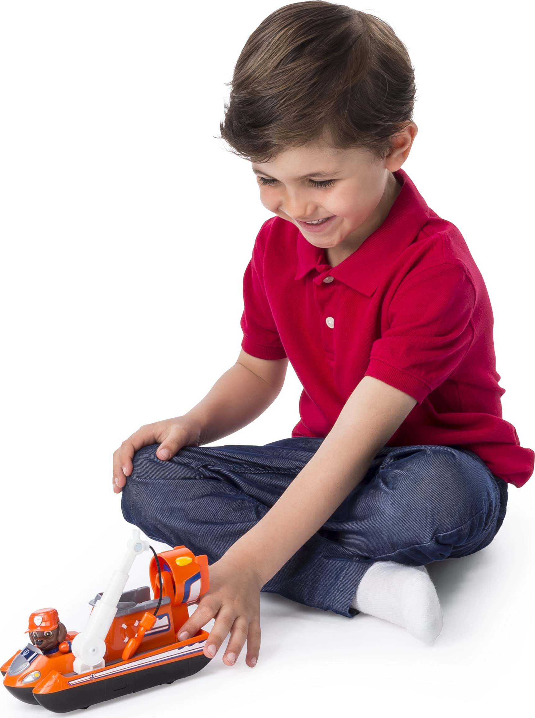 Paw Patrol Ultimate Rescue - Zuma’s Ultimate Rescue Hovercraft with Moving Propellers and Rescue Hook, for Ages 3 and Up