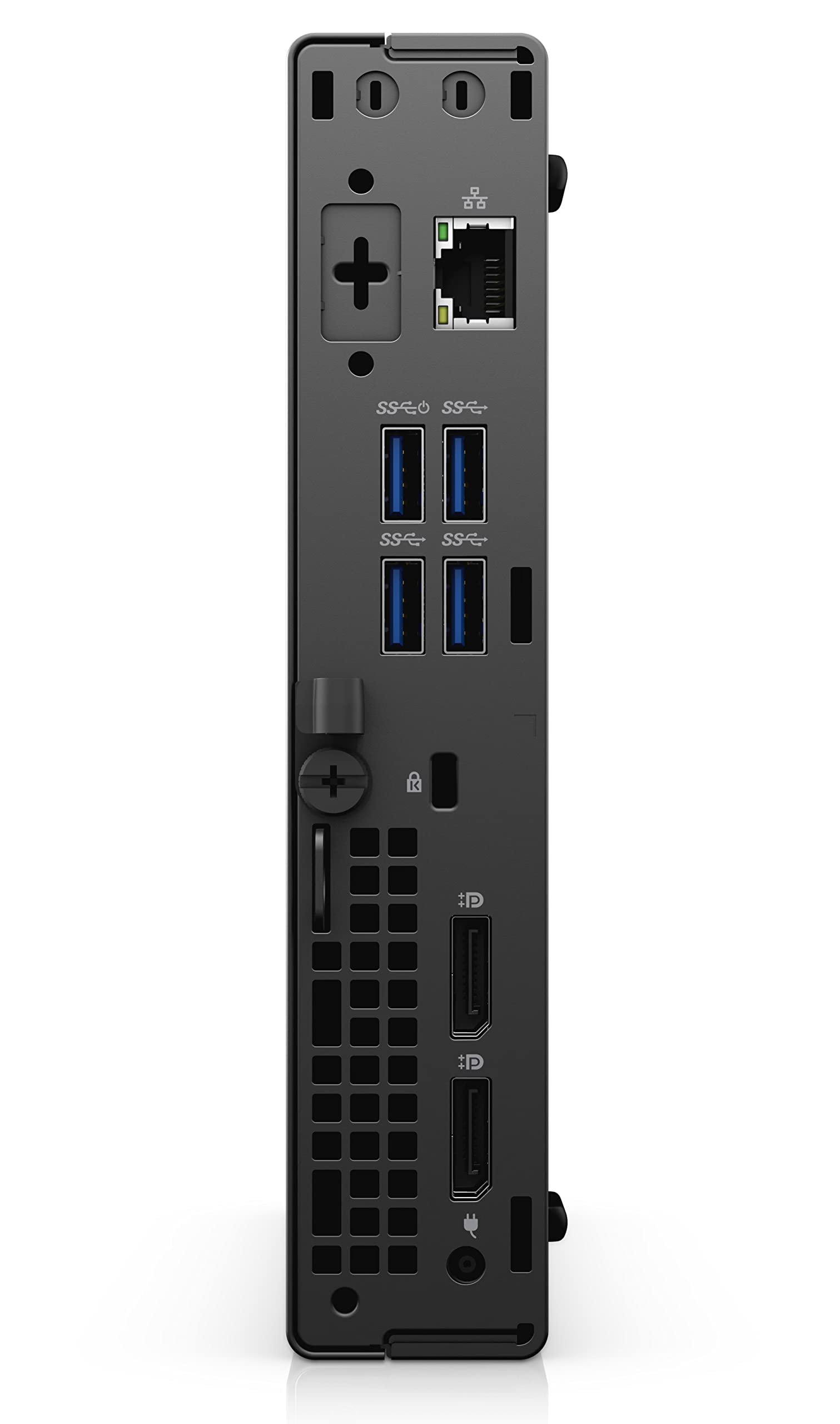 Dell OptiPlex 3090 MFF Windows 10 Pro Business Micro Form Factor Desktop, Intel Hexa-Core i5-10500T up to 3.8GHz, 32GB DDR4 RAM, 1TB PCIe SSD, USB WiFi Adapter, RJ-45, Mouse and Keyboard, Black