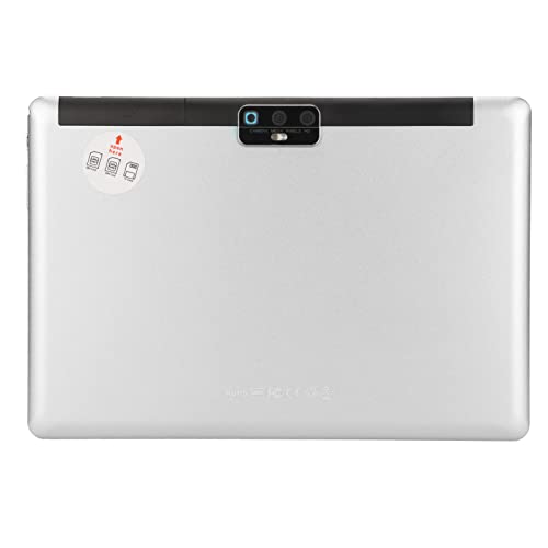 Gaming Tablet PC, Dual SIM 64GB ROM 10.1 Inch 4GB RAM Tablet 100240V for Travel (U.S. regulations)