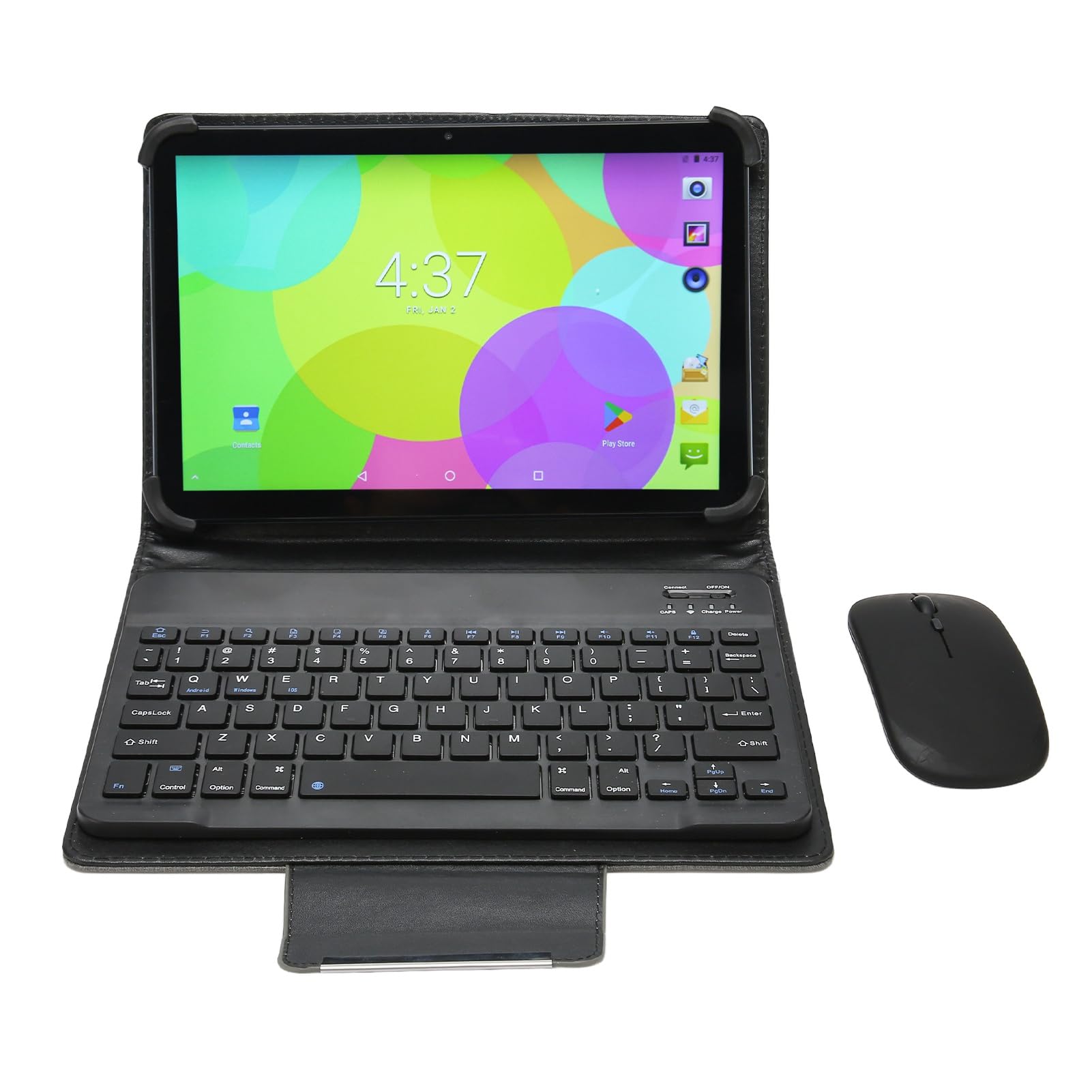 DAUERHAFT 2 in 1 Tablet, Business Tablet Aluminium Alloy 5G WiFi 4G LTE 8GB 256GB Memory Octa Core CPU with Mouse Keyboard for Travel (US Plug)
