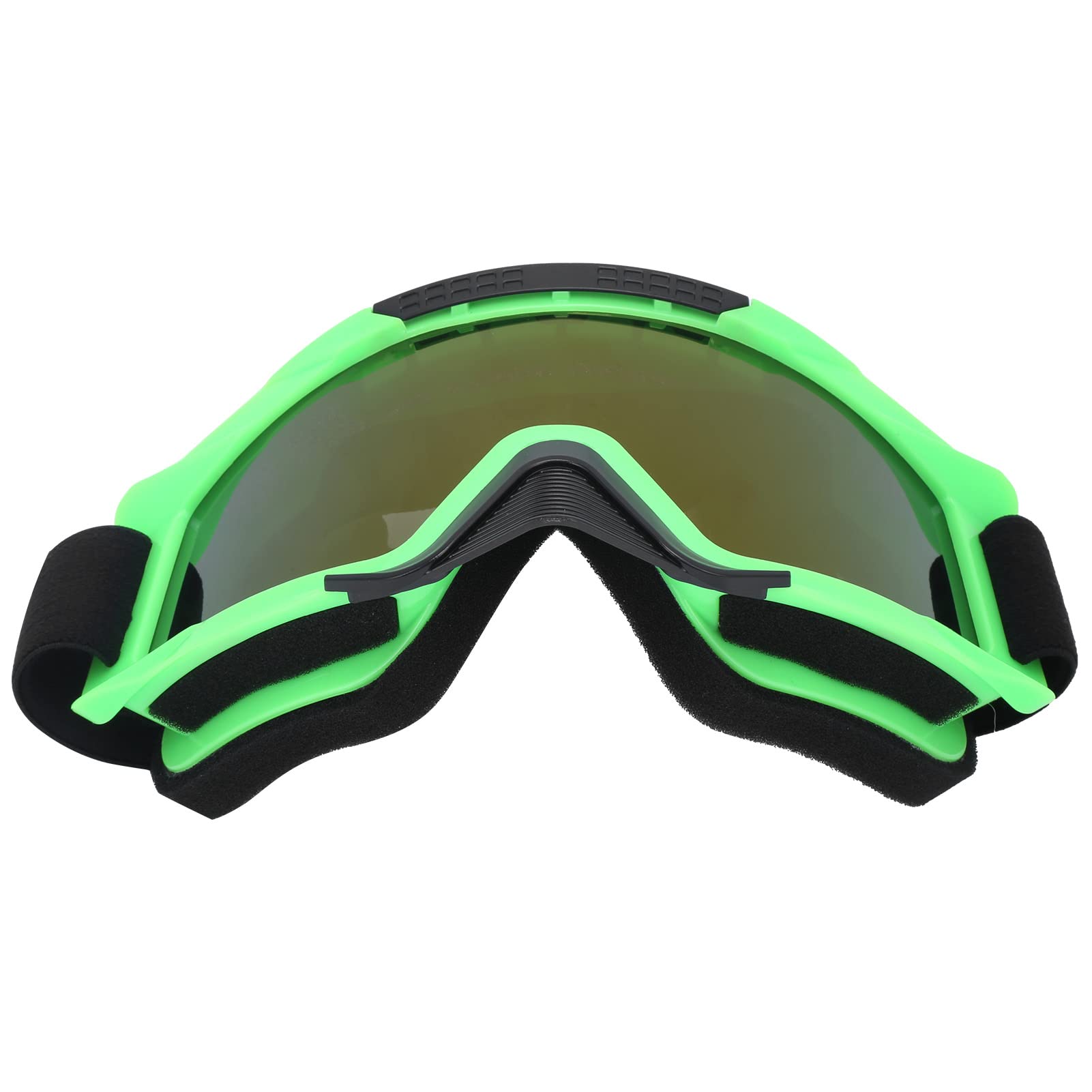 Dilwe Goggles, Off Road Riding Face Guard Glasses Dust Motorcycle Goggles Ski Goggles(Green)