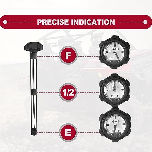 Gas Cap With Gauge Ranger Gas Cap Compatible With Polaris Ranger 400 425 500 700 Upgraded UTV OEM 1240119