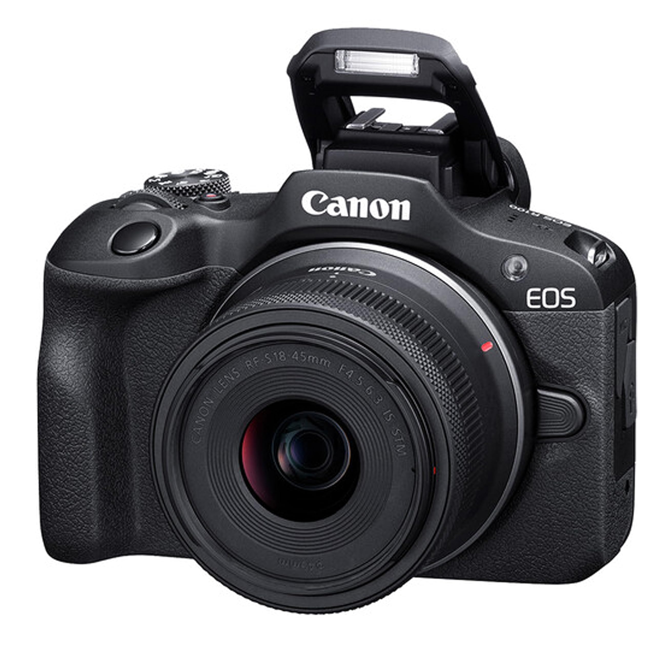 Canon EOS R100 Mirrorless Camera with 18-45mm Lens + 64GB Memory, Macro + 2X Len, Case, Gripster Tripodpod, and More (28pc Bundle) (Renewed)