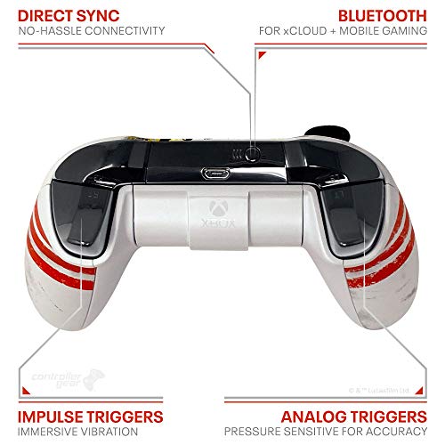 Controller Gear Star Wars: Squadrons, Xbox Wireless Controller + Pro Charging Stand Bundle for Xbox-Limited Edition-Officially Licensed By Xbox, Disney, Lucasfilm Ltd. - Xbox One