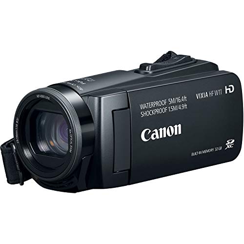 Canon VIXIA HF W11 Video Camera Camcorder with Built-in Memory (32GB), Waterproof, Shockproof, 40X Optical and 60X Dynamic Zoom