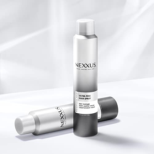 Nexxus Ultra Fine Hair Spray for lightweight hold Weightless Hold Dry Texture Finishing Hairspray 5 oz