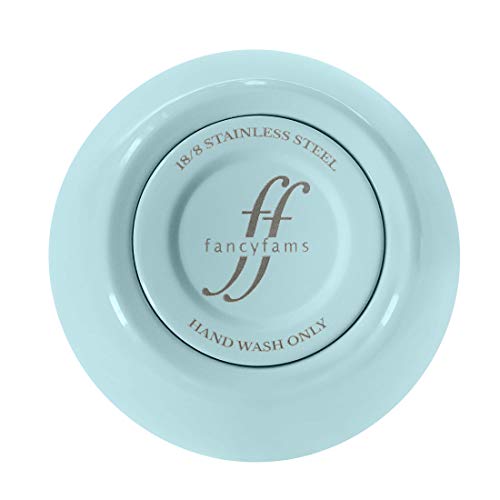 Fancyfams She Believed She Could So She Did - Congratulations Gifts - Graduation Gifts for Her - 12 oz Stainless Steel Wine Tumbler (Blue)