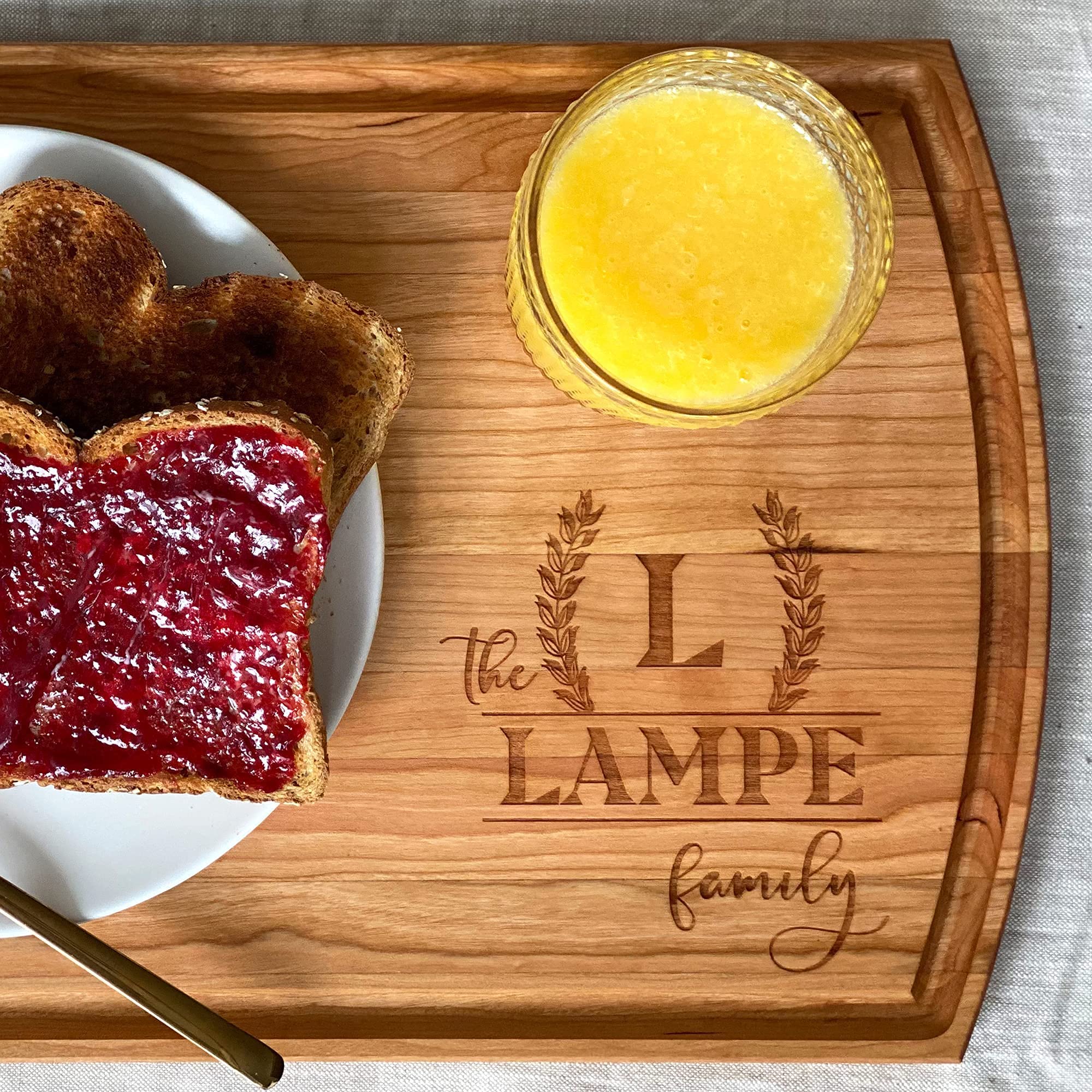 Engraved Cutting Boards Personalized Wooden Gift for Kitchen - Unique Custom Designs & Different Sizes - Personalized Engraved Wood Custom Cutting Boards for Weddings, Anniversaries & Housewarmings