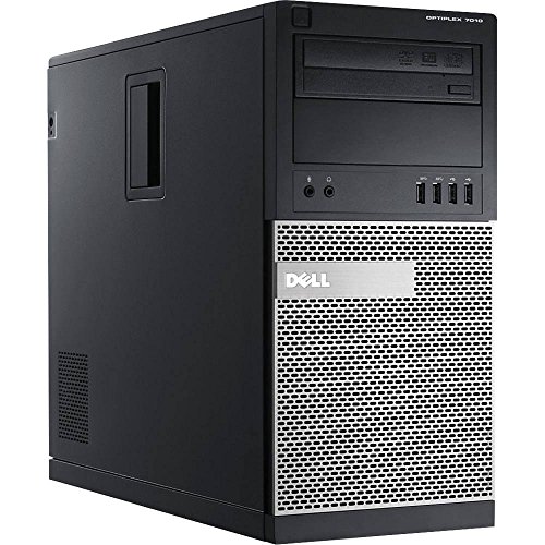 DELL OptiPlex 7010 Minitower Desktop PC - Intel Core i5-3470, 3.2GHz, 8GB, 1TB, DVD, Windows 10 Professional (Renewed)']