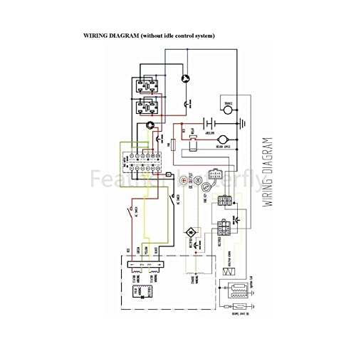Feather butterfly Replace Start On Off Switch for Harbor Freight Predator 7000/8750 Watt 63086 63085 63087