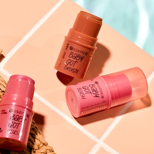 essence | Baby Got Bronze | Cream Bronzer Stick Easy to Apply & Blend | Vegan & Cruelty Free | Free From Gluten, Parabens, Preservatives, & Microplastic Particles (10 | Cinnamon Spice)