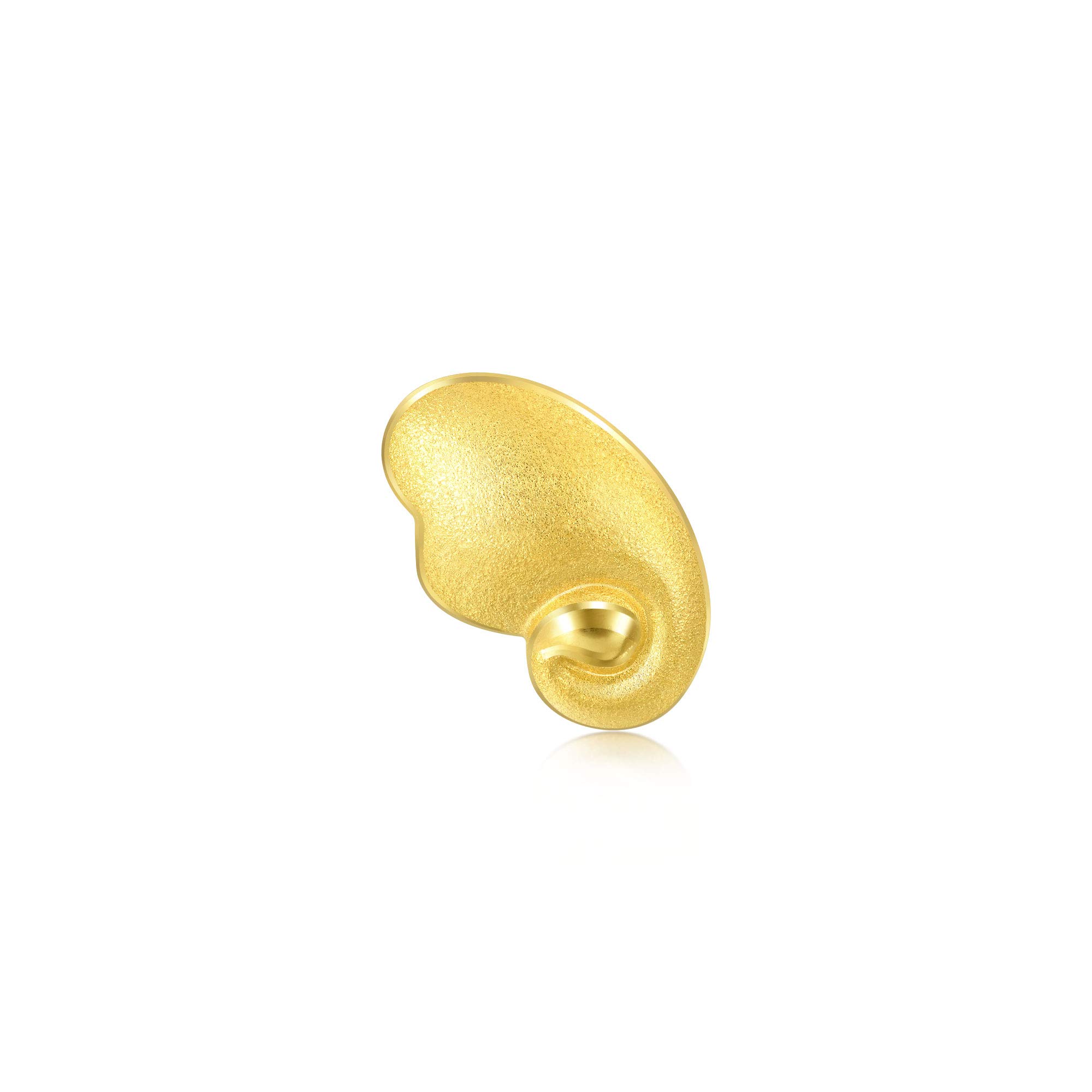 CHOW SANG SANG 999.9 24K Solid Gold Cherry Stud Single Earring for Women 91968E (Sold Single Not Pair)