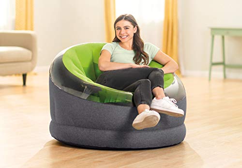 Intex Inflatable Empire Chair, 44" X 43" X 27", Color May Vary, 1 Pack