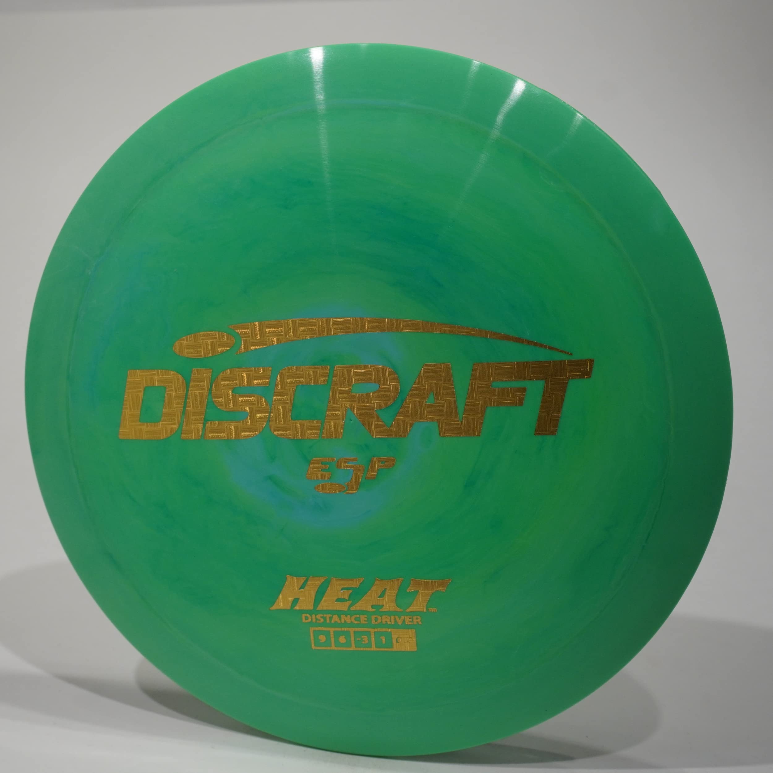 Discraft Heat (ESP) Fairway Driver Golf Disc, Pick Weight/Color [Stamp & Exact Color May Vary] Greenish Swirly 170-172 Grams
