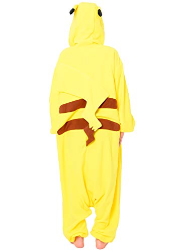 SAZAC Kigurumi - Pokemon - Pikachu - Onesie Jumpsuit Halloween Costume - Adult XL Size