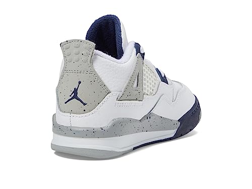 Jordan Air Jordan 4 Retro (Big Kid) White/Midnight Navy/Light Smoke Grey 6 Big Kid M