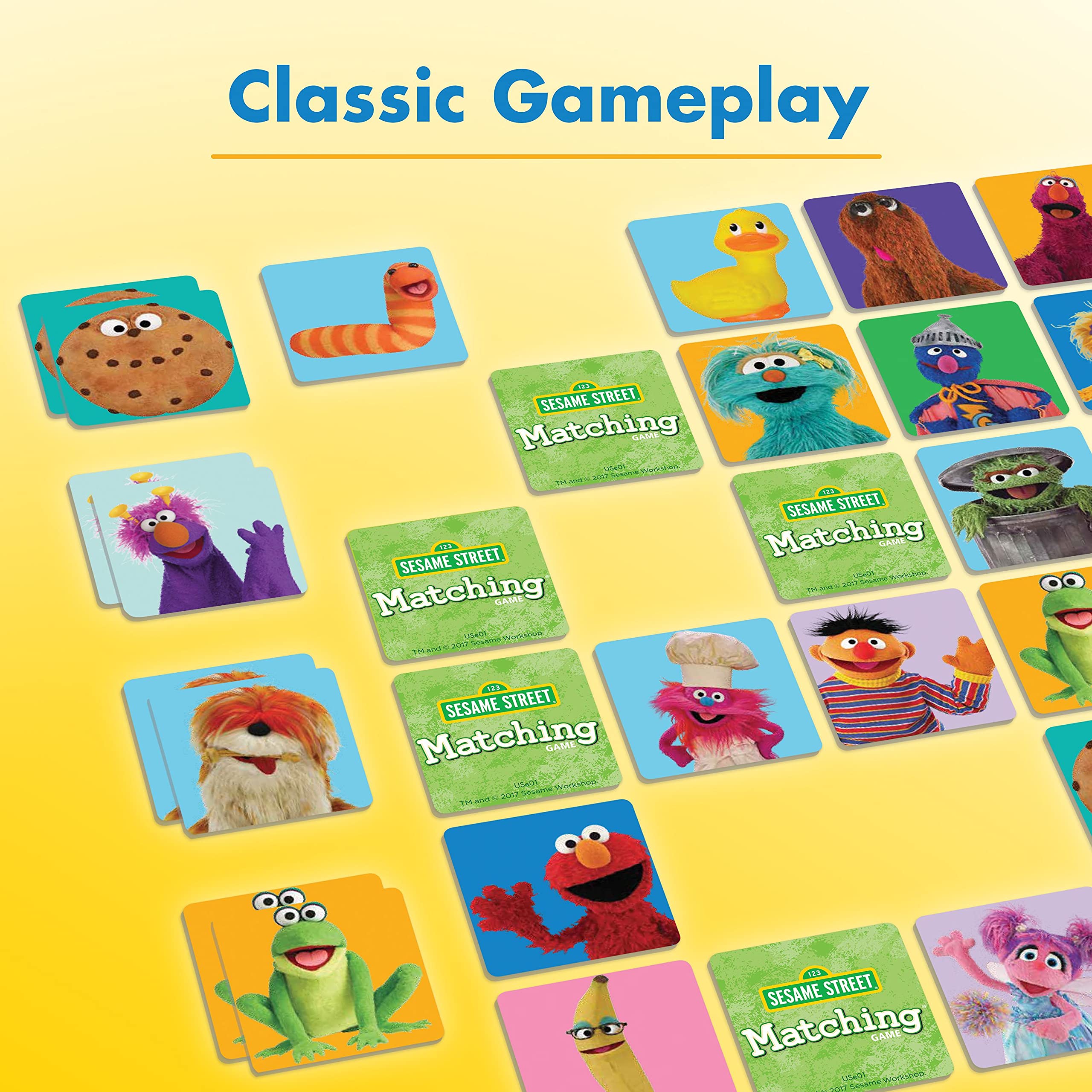 Wonder Forge Sesame Street Matching Game Fun & Fast Memory Game for Kids Ages 3-5 | Features Beloved Characters | Ideal for Solo or Family Play