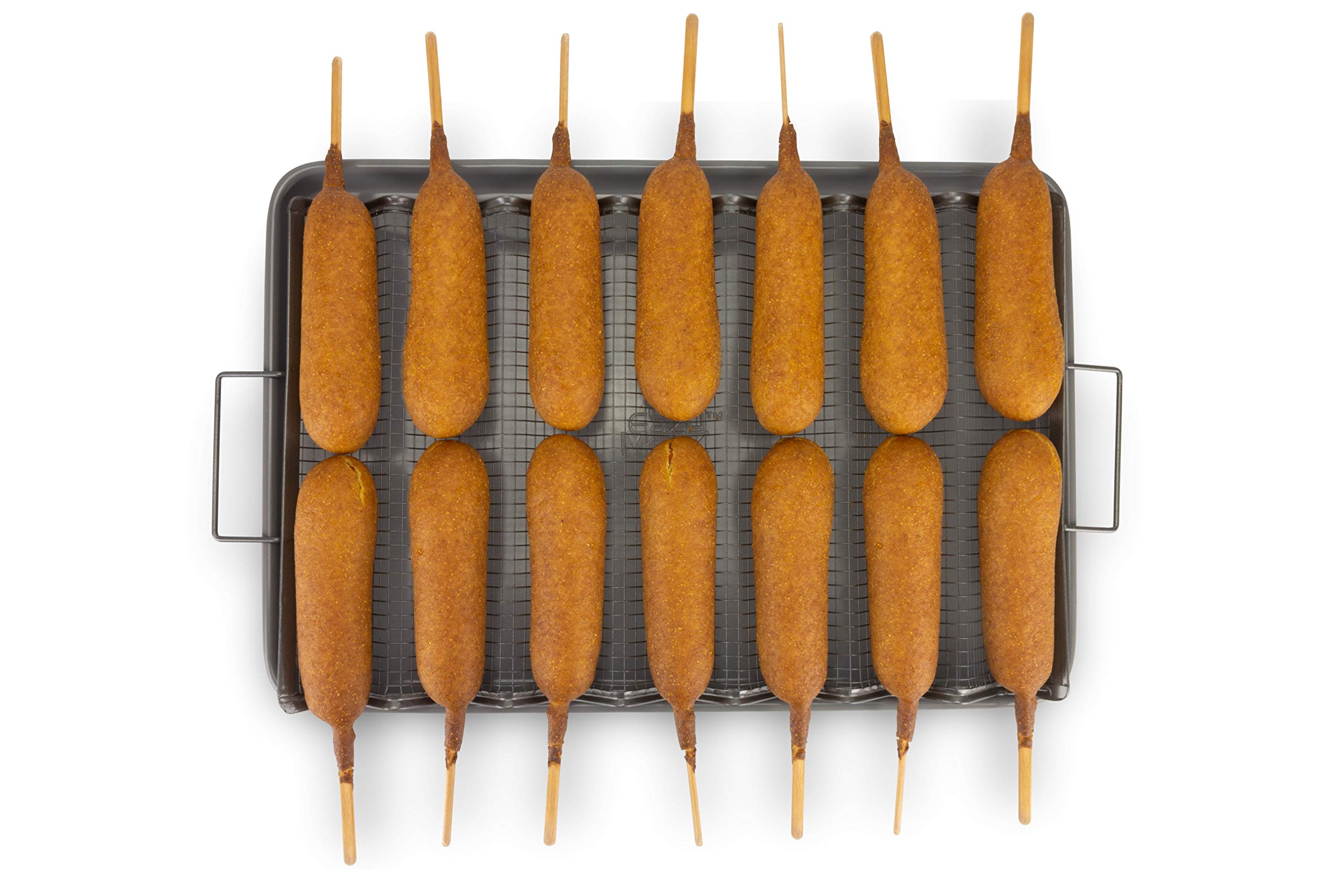 EaZy MealZ Bacon Rack & Tray Set | Specialty Tray and Grease Catcher | Even Cooking | Non-Stick | Healthy Cooking | Durable Material | Customized Cooking Experience (Large, Gray)