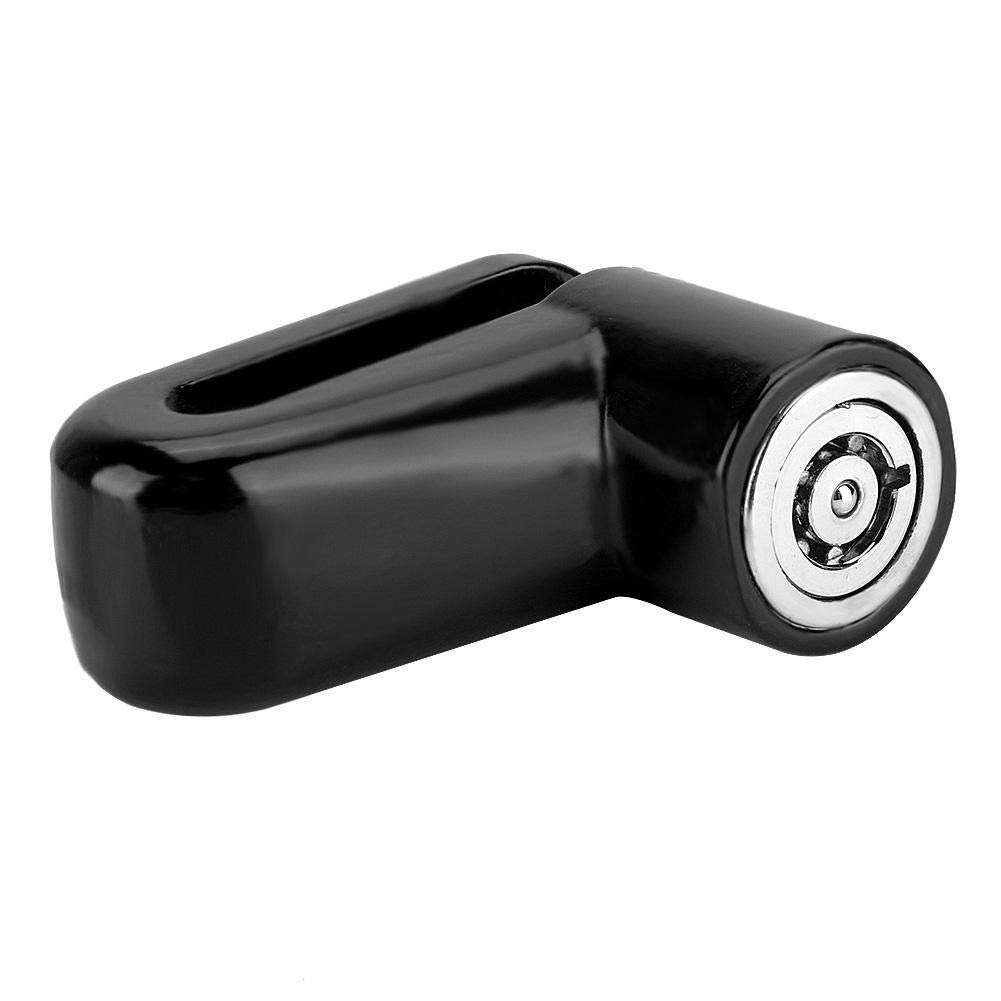 Disc Brake Lock, Heavy Duty Safety Portable Brake Lock, ABS + Metal for Motorcycle Road Bike Bicycle(Black)