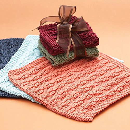Lily Sugar 'N Cream The Original Solid Yarn, 2.5oz, Medium 4 Gauge, 100% Cotton - Tangerine - Machine Wash & Dry