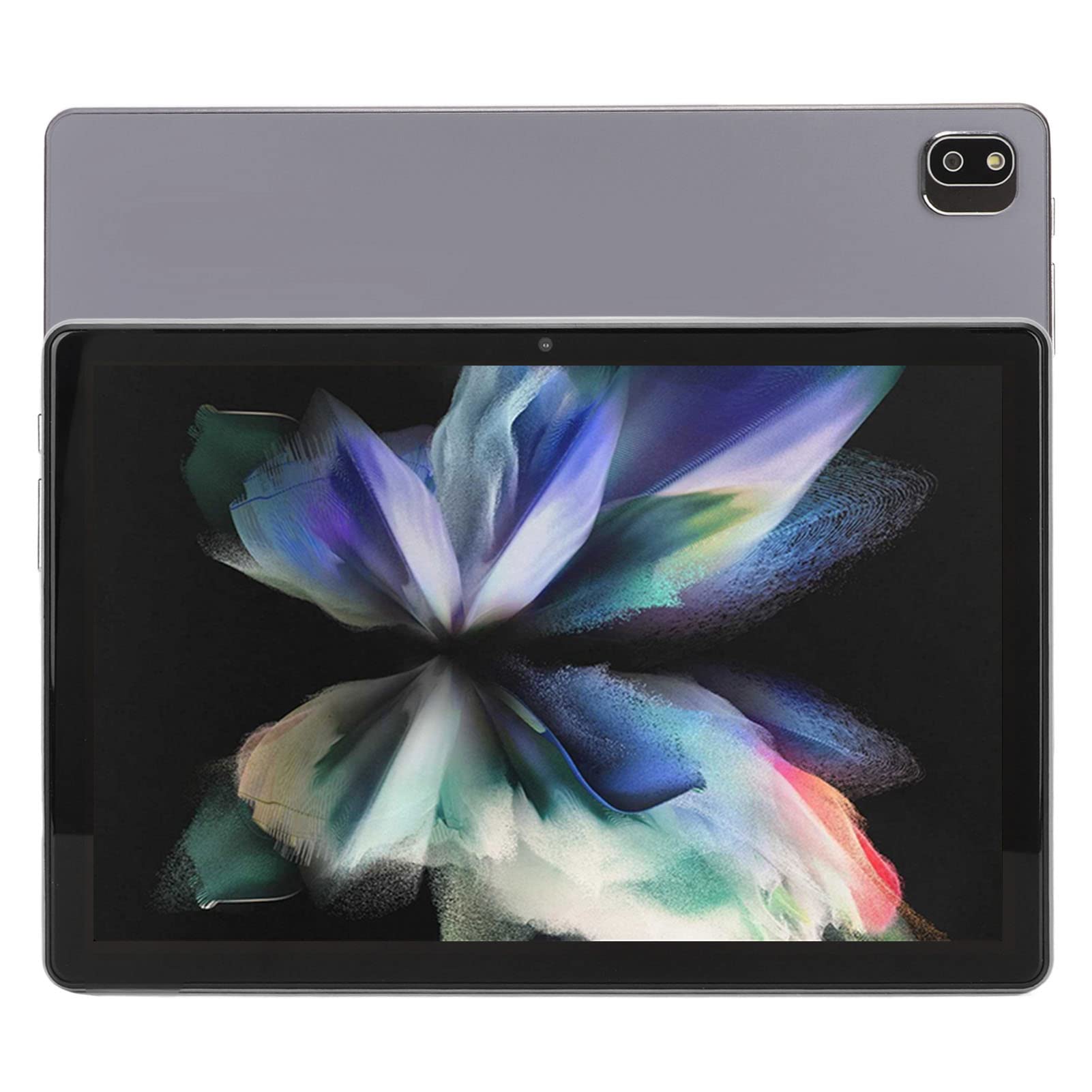 DAUZ 2 in 1 Tablet, 8MP 16MP Night Reading Mode 4G Network USB C Charging 8GB 256GB 100‑240V 10.1 Inch Tablet with Keyboard for Work for Android 12 (US Plug)