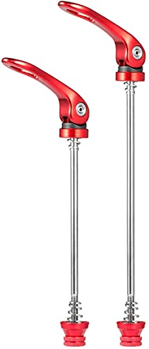 Chooee Quick Release Skewers Front & Rear Set for Mountain bike,red