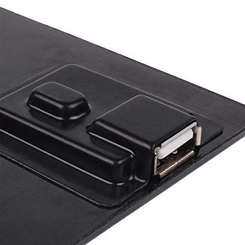 Chinaboy 5W 5V 1000mA Solar Cell Solar Panel Powerbank for 5V Phone Battery Charger Hanging on Notebook, Backpack
