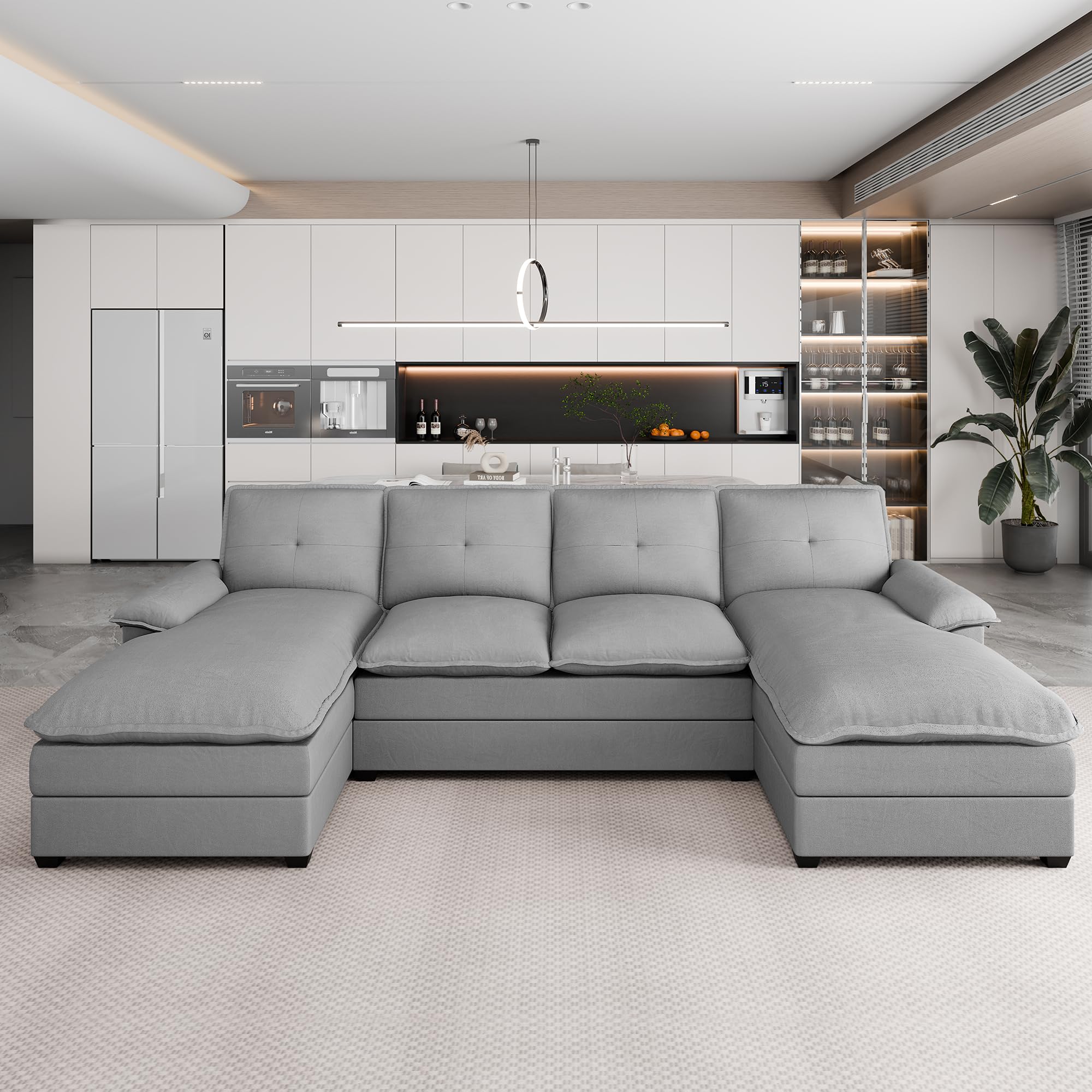 JAMFLY Modern Modular Sectional Sofa