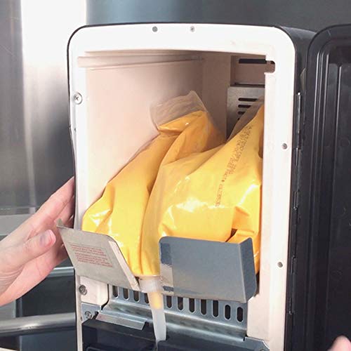 Paragon 2108C-1-Four Pouch (Case) Muy Fresco Cheddar Cheese Sauce Bags, Disposable Pouches, (4) bags, Yellow, 6.87 Pound