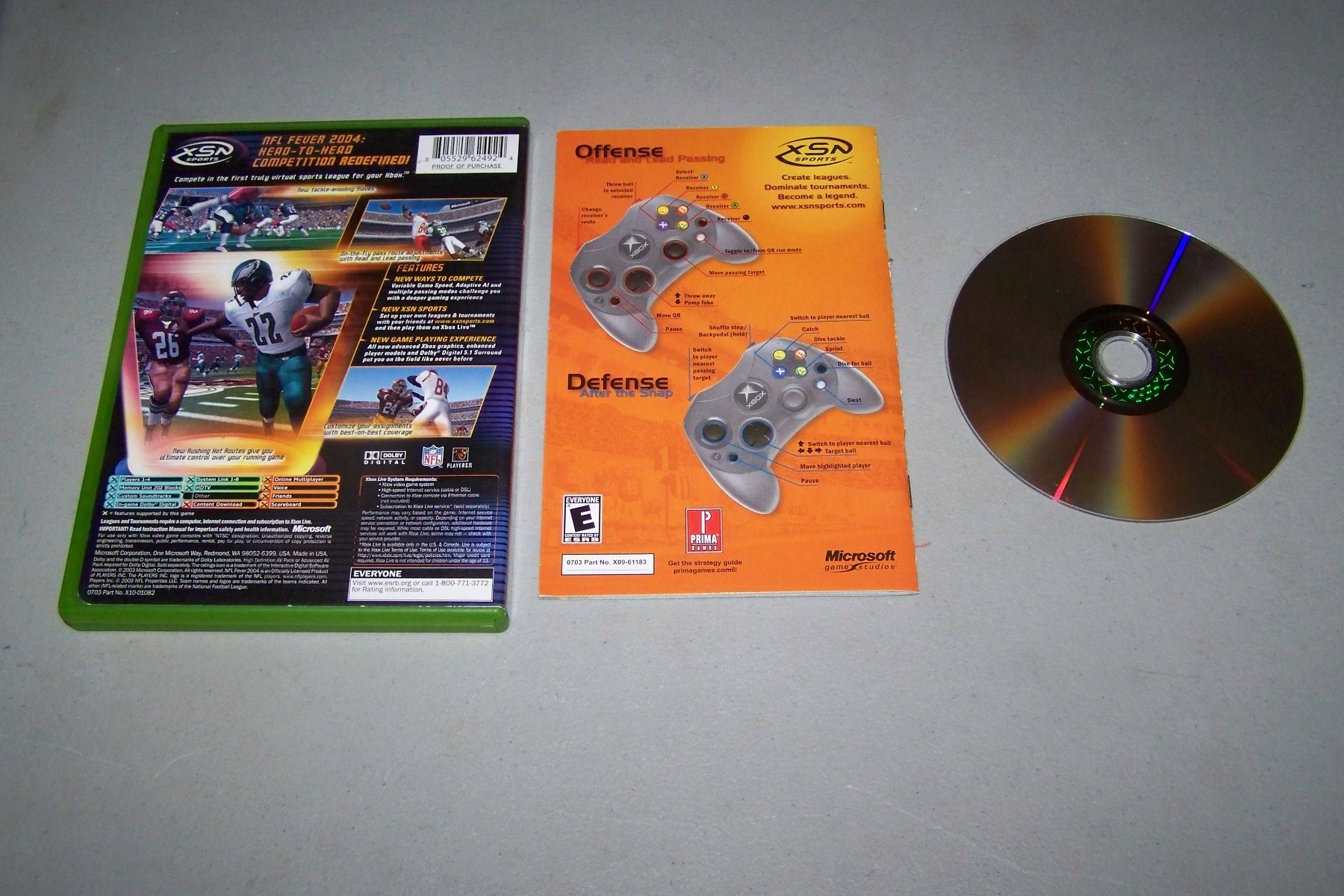 NFL Fever 2004 - Xbox